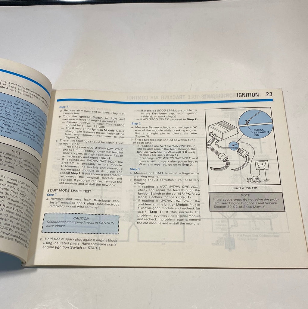 1983 Ford Fairmont Futura/Zephyr Electrical & Vacuum Troubleshooting M ...