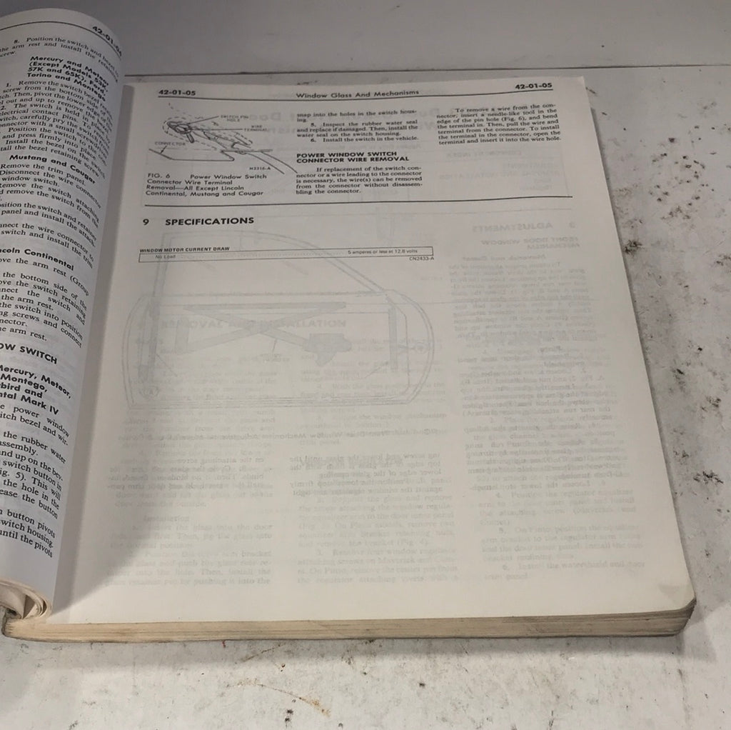 1972 Ford Car Shop Manual Volume IV Body – Andrew's Automotive Archaeology